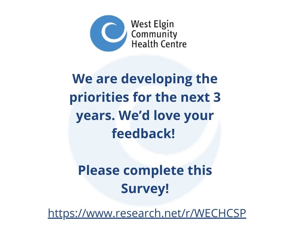 West Elgin Community Health Centre — What's New