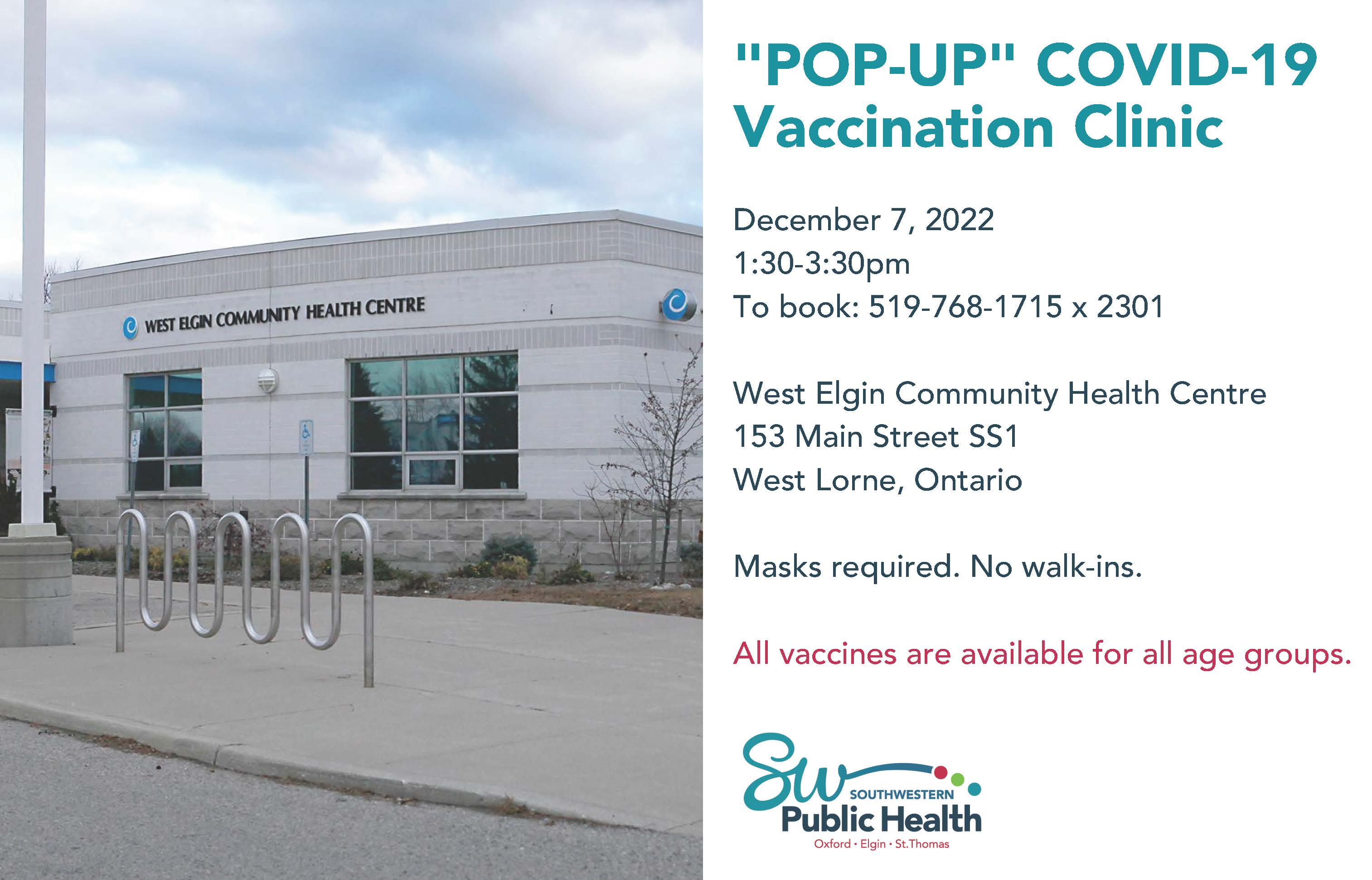 West Elgin Community Health Centre — What's New